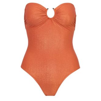 Beliza Shaara Bustier Badeanzug - - Swimwear - Damen - Orange - M