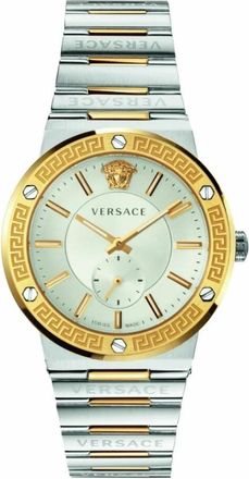 Versace Greca Logo 41 mm - - Accessories - Herren - Grau - ONE SIZE