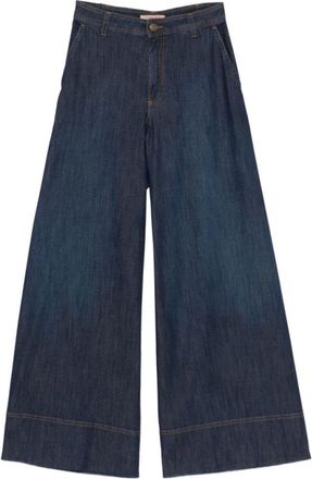 Twinset Femme, Jeans, Bleu, Taille: W28 Wide Jeans