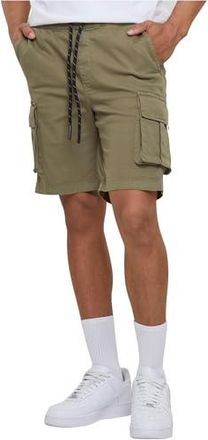 Urban Classics Drawstring Cargo Shorts, Shorts Homme, Olive, L