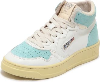 Autry Femme, Chaussures, Blanc, Taille: 37 EU Medalist Mid
