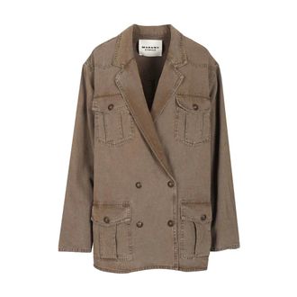 Isabel Marant Damen, Jacken, Braun, SGr&ouml;&szlig;e