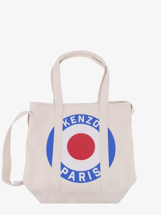 Kenzo Canvas shoulder bag with kenzo target print - KENZO PARIS - gender_Man