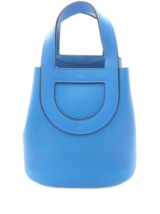 Hermès 2024 Clemence und Swift In The Loop Handtasche 18cm - Blau