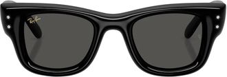 Ray-Ban unisex, Accessoires, Noir, Taille: 47 MM Wayfarer Puffer