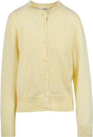 SOLOTRE Femme, Pulls, Jaune, Taille: 40 FR Tricot Style à la Mode