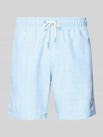 Shiwi Badehose mit Label-Patch Modell Mike