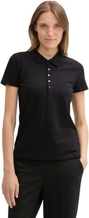 Tom Tailor 1044731 Polo, 14482-deep Black, XXL Femmes