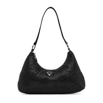 Guess Sac bandouli&egrave;re Jewels Wristlet - Femme - Sacs - Noir - Taille: ONE Size