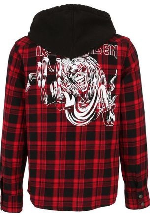 Brandit Allwetterjacke Brandit Iron Maiden Checkshirt Sweathood (1-St)