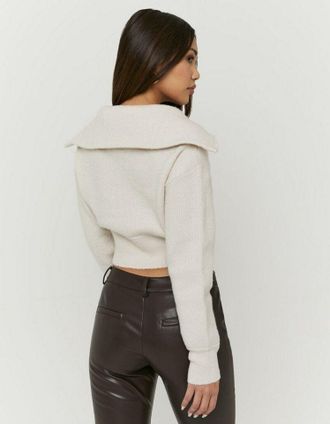 Tally Weijl Strickjacke SCAPEAJANI2 Materialmix, cropped