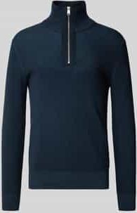 Marc O'Polo Regular Fit Troyer aus reiner Baumwolle