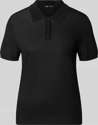 Mango Poloshirt aus Viskose-Mix Modell LUXEN