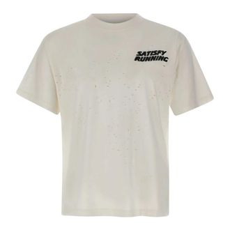 SATISFY MothTech T-Shirt - - Tops - Herren - Wei&szlig; - M