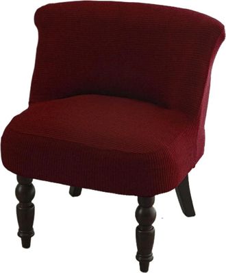 Generic Stretch Bezug F&uuml;r St&uuml;hle Ohne Armlehnen, Jacquard Stoff Spannbezug Waschbar Mit Rutschsicherung, Hunde Freundlicher M&ouml;belschutz F&uuml;r Sessel, Wohnzimmer