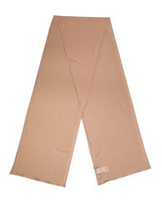 Dolce & Gabbana Beige Silk Neck Wrap Shawl Women Stole 200cm X 64cm Scarf Elastane