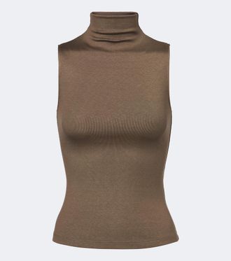 Ralph Lauren Collection Top en soie m&eacute;lang&eacute;e