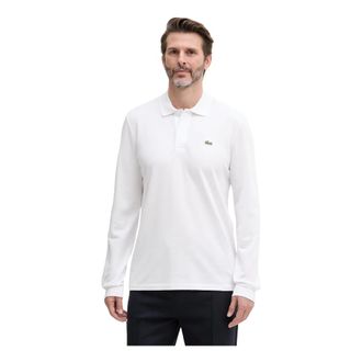 Lacoste Polo L.12.12 Manches Longues - Homme - Tops - Blanc - Taille: L