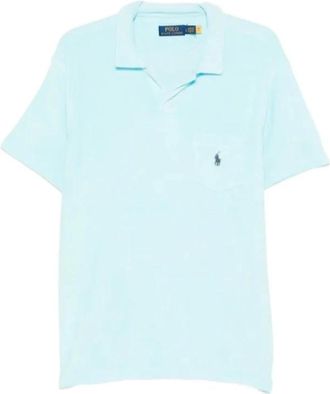 Polo Ralph Lauren Homme, Tops, Bleu, Taille: XL Polo en maille
