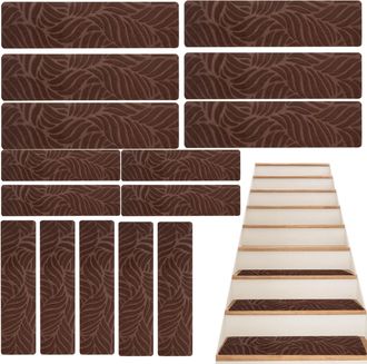 Generic Treppenstufen: Sicherheitsstufen, Holzstufen, gesch&auml;lte Holzhaare und Holzhaare, 15 St&uuml;ck, Innenleiter