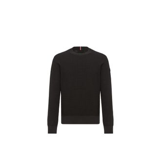 Moncler Moncler Pull En Maille De Coton, Homme, Noir, Taille: 3xl