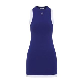Versace Vintage Kleid - - Dresses - Damen - Blau - XS
