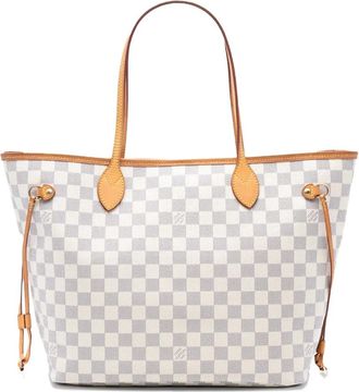 Louis Vuitton sac porté épaule Neverfull MM (2014) - Blanc