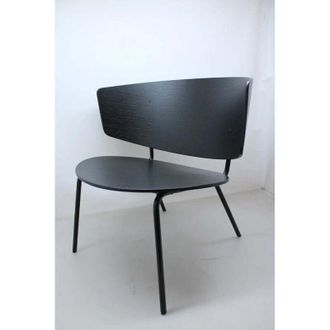 Ferm Living [GEBRAUCHT] B-Ware Ferm Living Lounge Stuhl Sessel Sitz Eiche Lounge Chair Schwarz