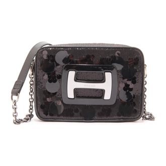 Hogan H-Bag Camera Ricamo Paillettes - - Bags - Damen - Schwarzk - ONE SIZE