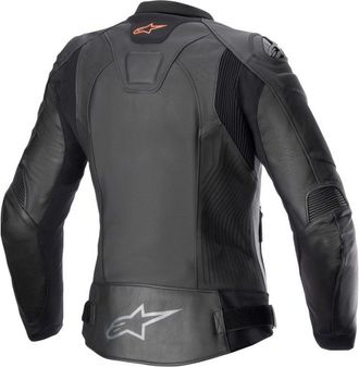 Alpinestars Motorradjacke Stella GP Plus R V4 Damen Motorrad Lederjacke herausnehmbares Innenfutter