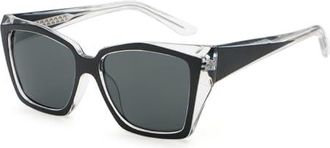 Generic Lunettes De Soleil UV400 &Agrave; Monture Large, Tendance For Hommes Et Femmes, Id&eacute;ales For Les Activit&eacute;s De Plein Air.(Clear)