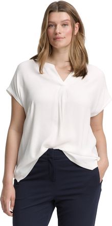 Tom Tailor Damen 1047164 T-Shirt, 10315-Whisper White, 50