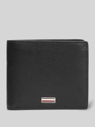 Tommy Hilfiger Portemonnaie aus echtem Leder mit Logo-Applikation