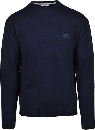 Sun 68 Homme, Pulls, Bleu, Taille: XL Pullover girocollo