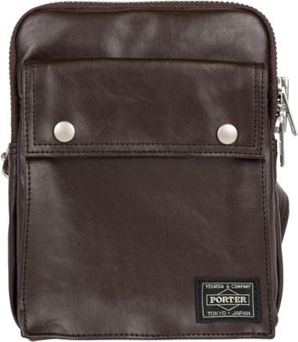 Porter-Yoshida & Co. Homme, Sacs, Brun, Taille: ONE Size Free Style Sac Bandouli&egrave;re Vertical