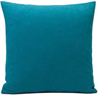 Gözze Gefülltes Kissen mit Reißverschluss, Darco, 45 x 45 cm - Petrol