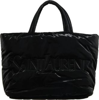 Saint Laurent Shopper - Shopper With Embossed Logo - Gr. unisize - in Schwarz - für Damen