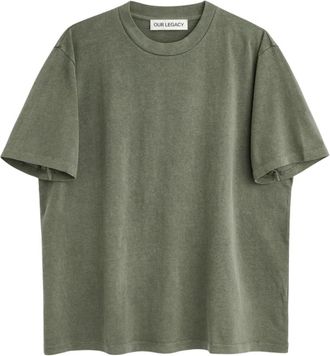 Our Legacy Homme, Tops, Vert, Taille: XL Box T-Shirt
