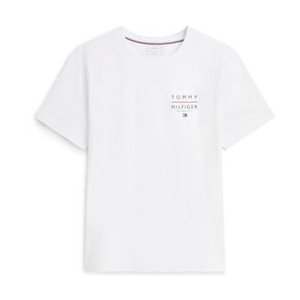 Tommy Hilfiger Homme, Tops, Blanc, Taille: L Brand Love Left Chest Tee