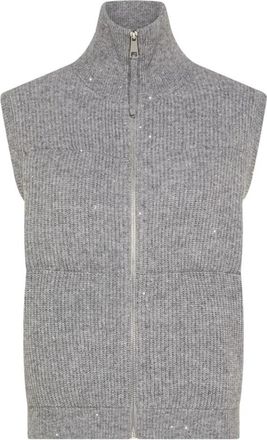 Seventy Gilet Zippato - - Jackets - Damen - Grau - XS