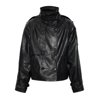 Gestuz Gzavic Lederjacke - - Jackets - Damen - Schwarzk - S