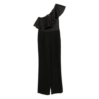 Karl Lagerfeld One-Shoulder-Jumpsuit - - Jumpsuits & Playsuits - Damen - Schwarzk - M