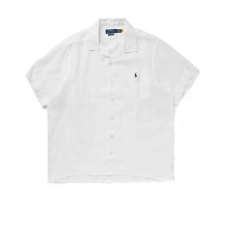 Polo Ralph Lauren Polohemd mit kurzen &Auml;rmeln und Knopfleiste - - Shirts - Herren - Wei&szlig; - L