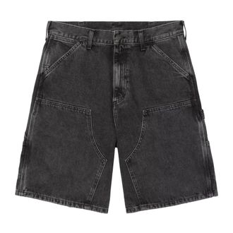 Carhartt Work in Progress Homme, Shorts, Noir, Taille: W30 Double Knee Short