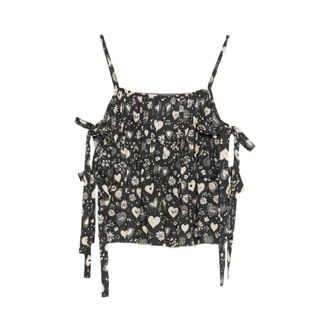 R13 Wr570 R705B Top - - Tops - Damen - Schwarzk - XS