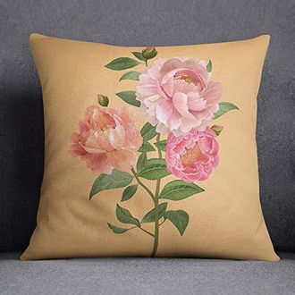 Bonamaison Le Jardin du Lin Kissenhüllen, Cotton, Mehrfarbig, 45x45