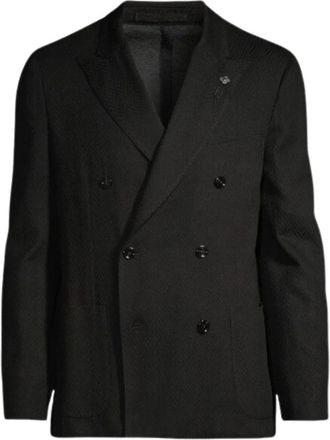 Lardini Homme, Vestes, Noir, Taille: XL Liknit Jacket