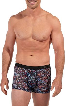 HOM Herren Trunk blau Mikrofaser gemustert