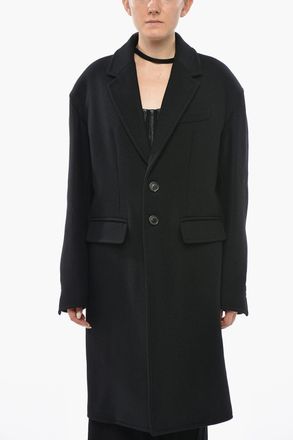 Dsquared2 Oversize-Mantel aus Schurwolle und Nylon mit Pattentaschen Dsquared2