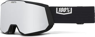 100% SNOWCRAFT XL Goggle Black w/HiPER Silver Mirror